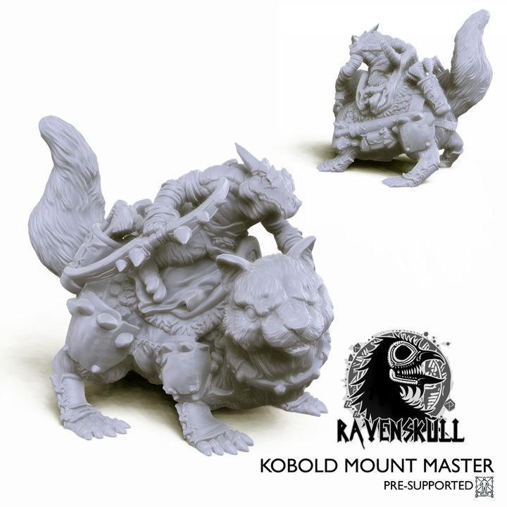 3D Printable Kobold Mount Master by Ravenskull