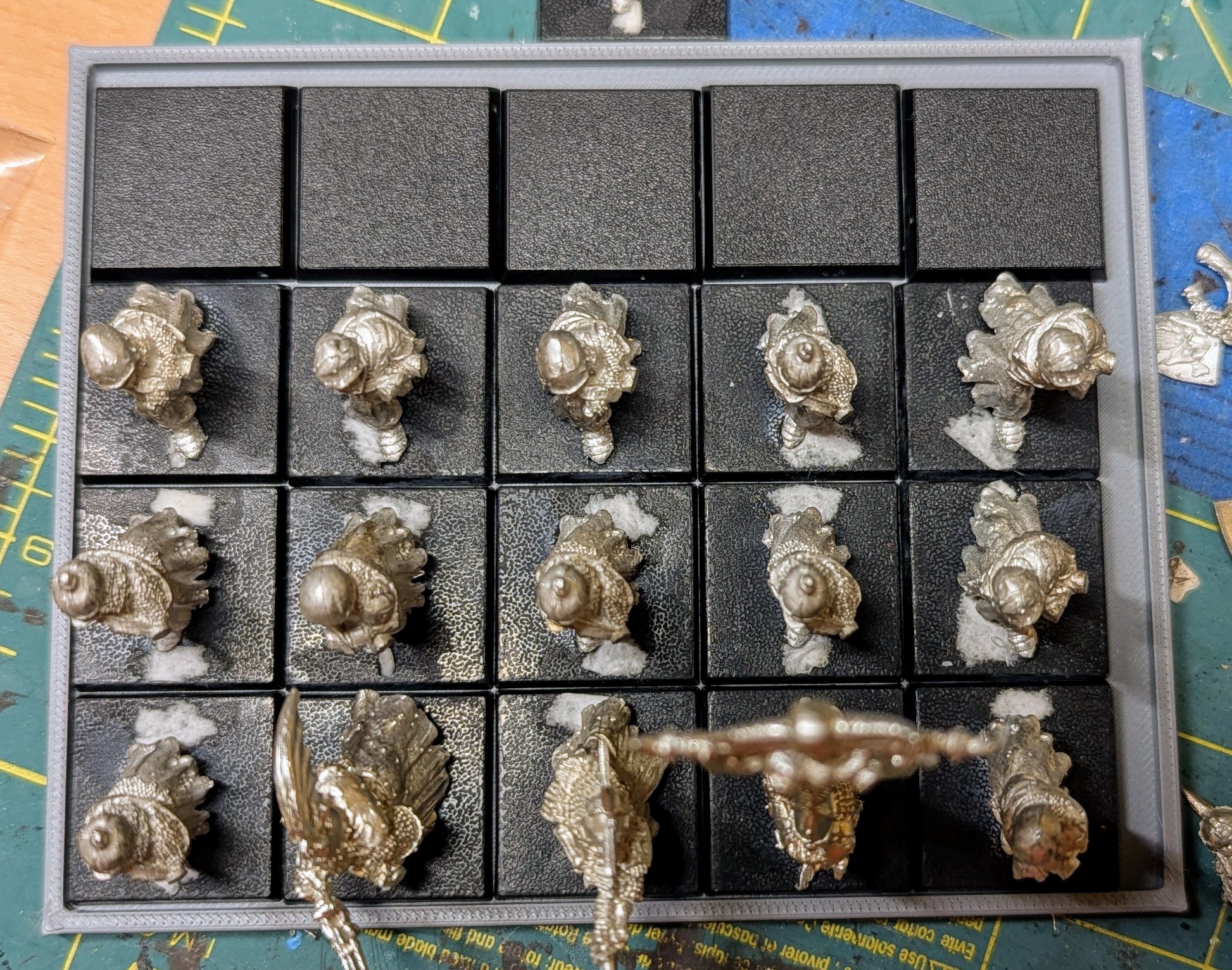 3D Printable Movement Trays 2.0 (Rectangular bases) by Txarli Factory