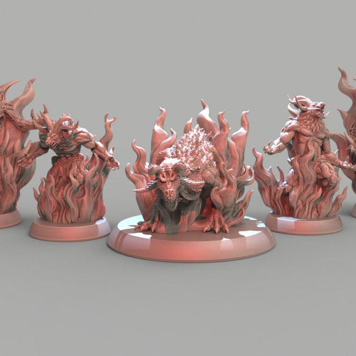 3D Printable Hellspawns by Papel 3D