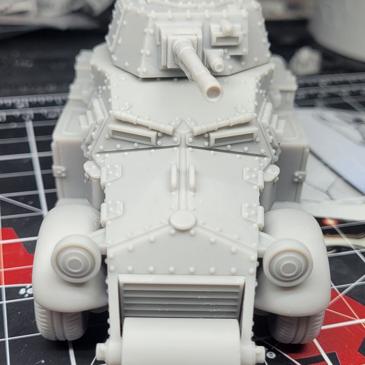 3D Print of New French Republic - P28 Armored Truck by Ogrekin