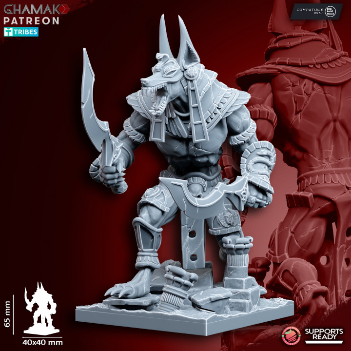 3D Printable NOMARCH GUARDIAN (with twin blades) by Ghamak