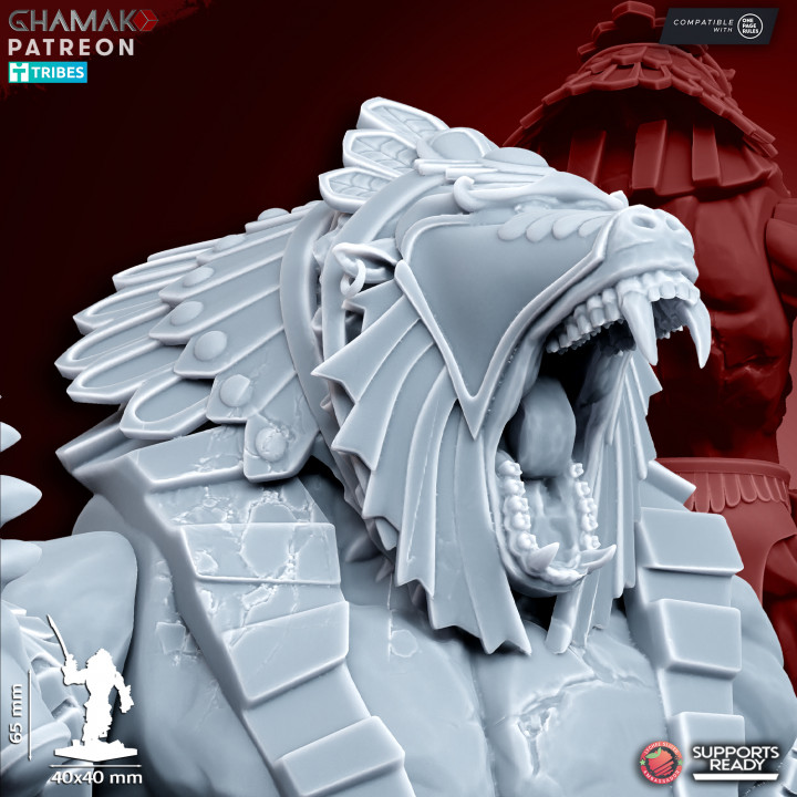 3D Printable NOMARCH GUARDIAN (with twin blades) by Ghamak