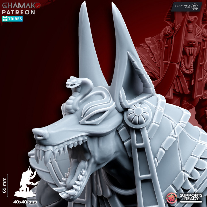 3D Printable NOMARCH GUARDIAN (with twin blades) by Ghamak