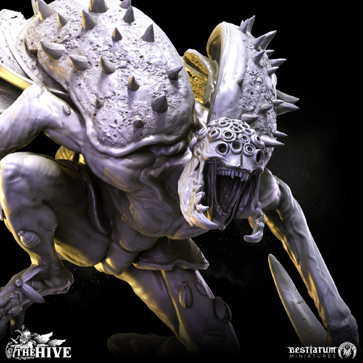 3D Printable Locust Defenders x 2 by Bestiarum Miniatures