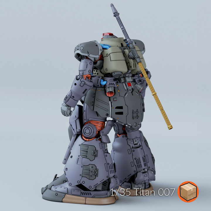 3D Printable TITAN 007 - 1/35 RICK DOM by Norman Caguiat