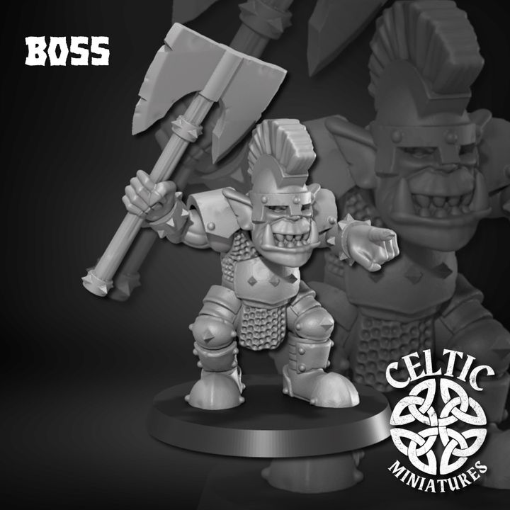 3D Printable Elite Orc Infantry by Celtic Miniatures