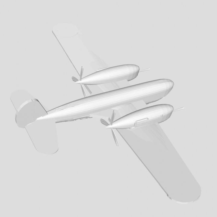 3D Printable Bell YMF-1 Airacuda by Joshua Butler