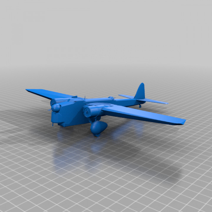 3D Printable Amiot 143M by Joshua Butler