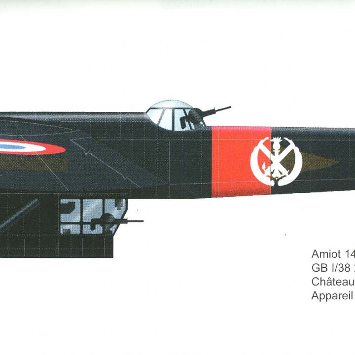 3D Printable Amiot 143M by Joshua Butler