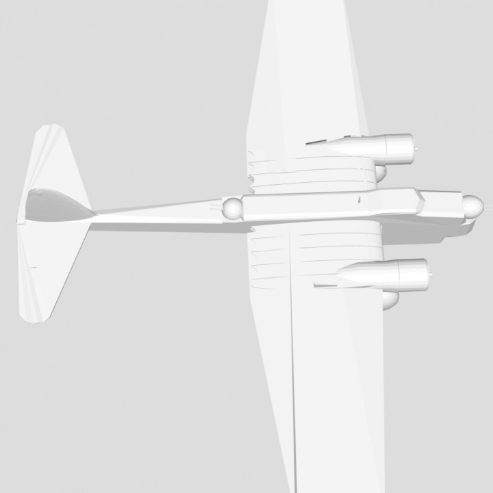 3D Printable Amiot 143M by Joshua Butler