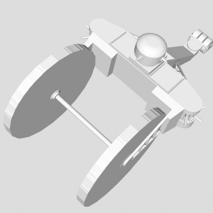 3D Printable Tsar Tank Simple by Joshua Butler