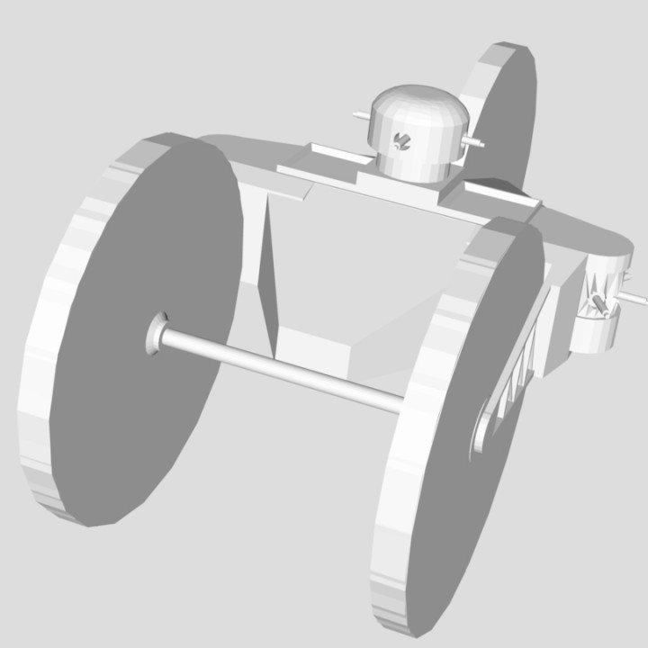 3D Printable Tsar Tank Simple by Joshua Butler