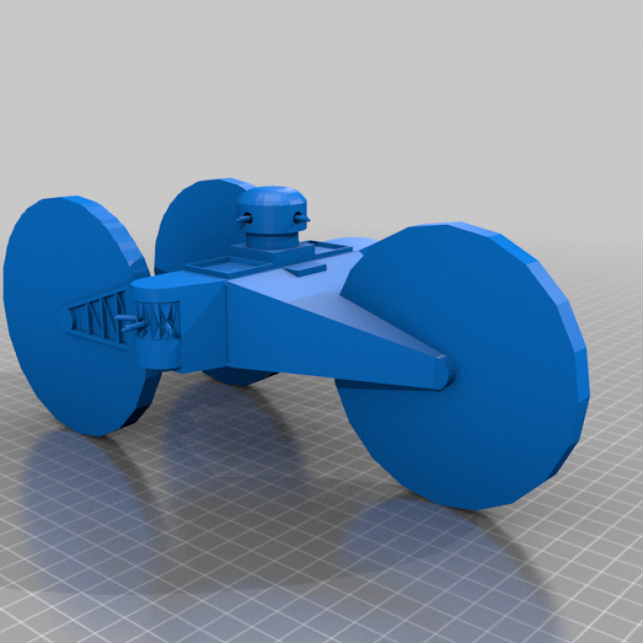3D Printable Tsar Tank Simple by Joshua Butler