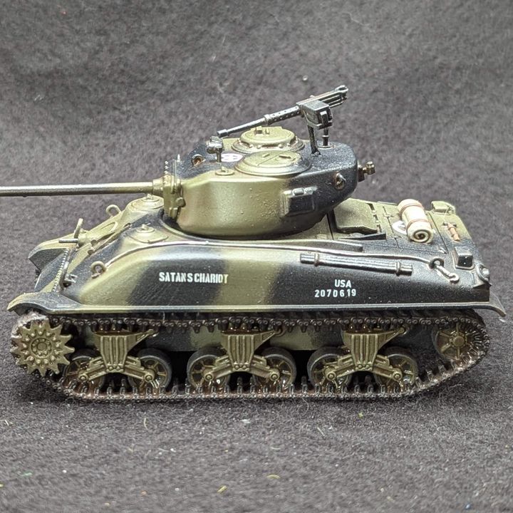 3D Printable Sherman M4A1 76mm cast hull (US, WW2) by Wargame3d
