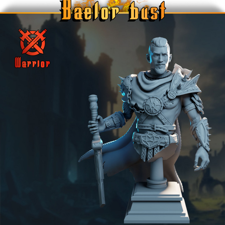 3D Printable Baelor bust from "Guardians of Destiny" by Black Bird ...