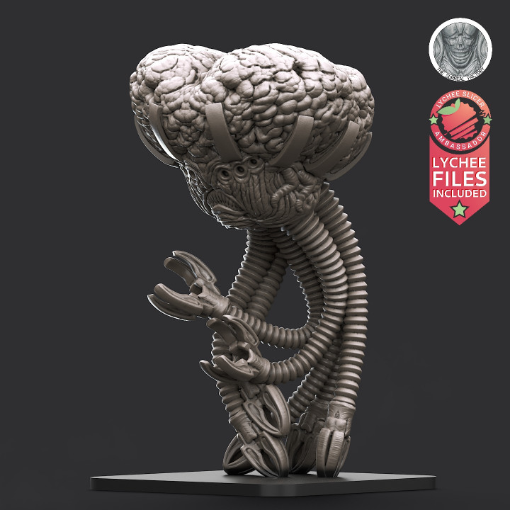 3D Printable Lobeatomos - Controller Alien by TheSurrealFactory