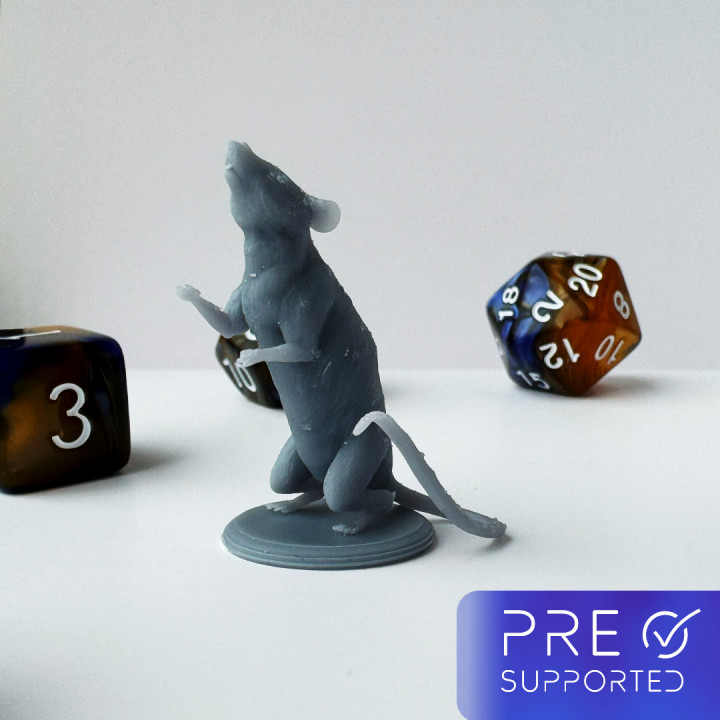 3D Printable Rat - Fixed by Piktion Collective