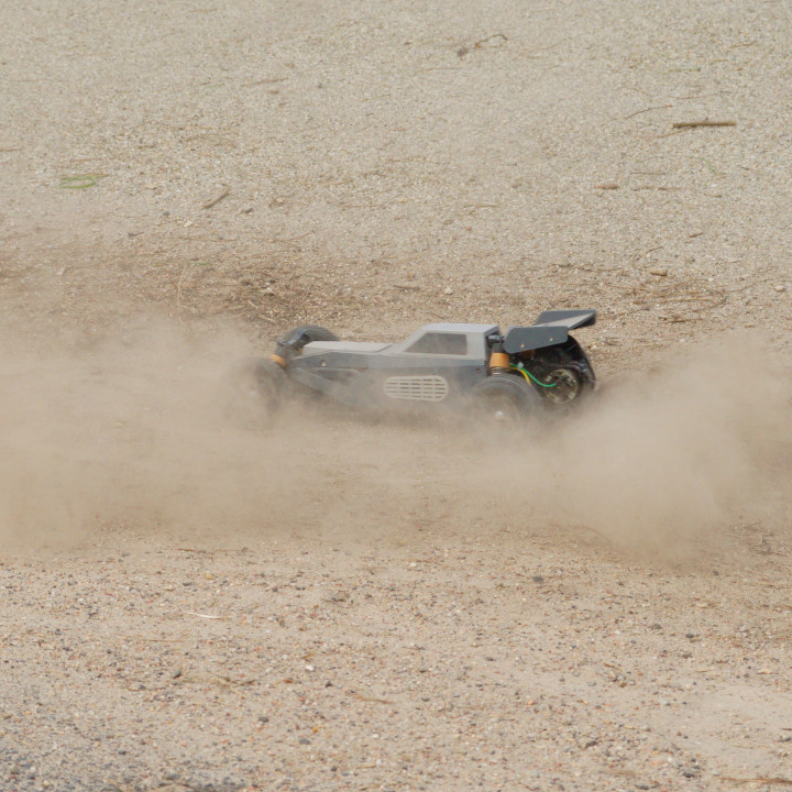 3D Printable Body for TAMIYA DT03 chassis. by Adam Walczak