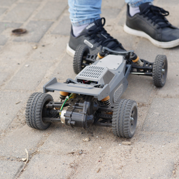 3D Printable Body for TAMIYA DT03 chassis. by Adam Walczak