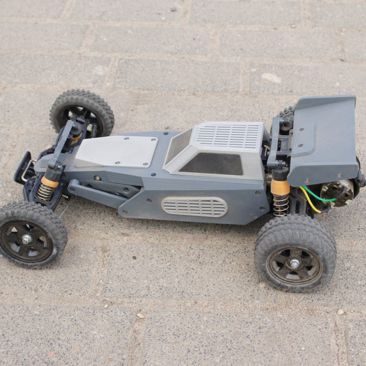 3D Printable Body for TAMIYA DT03 chassis. by Adam Walczak