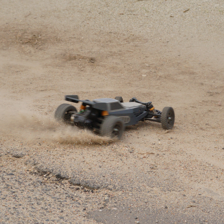 3D Printable Body for TAMIYA DT03 chassis. by Adam Walczak