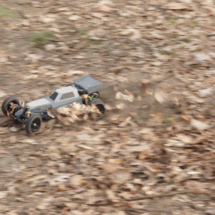 3D Printable Body for TAMIYA DT03 chassis. by Adam Walczak