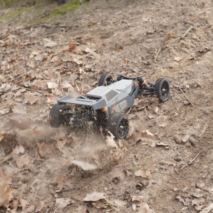 3D Printable Body for TAMIYA DT03 chassis. by Adam Walczak