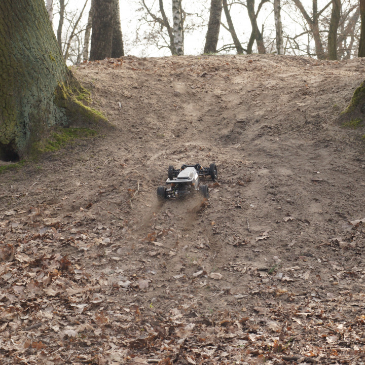 3D Printable Body for TAMIYA DT03 chassis. by Adam Walczak