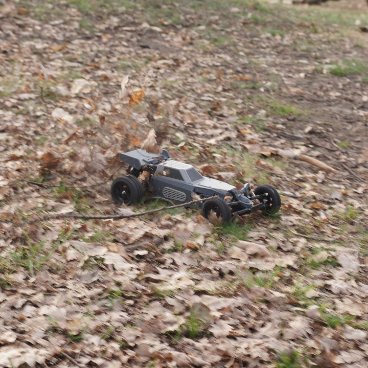 3D Printable Body for TAMIYA DT03 chassis. by Adam Walczak