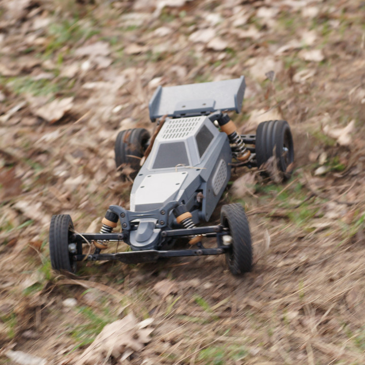 3D Printable Body for TAMIYA DT03 chassis. by Adam Walczak