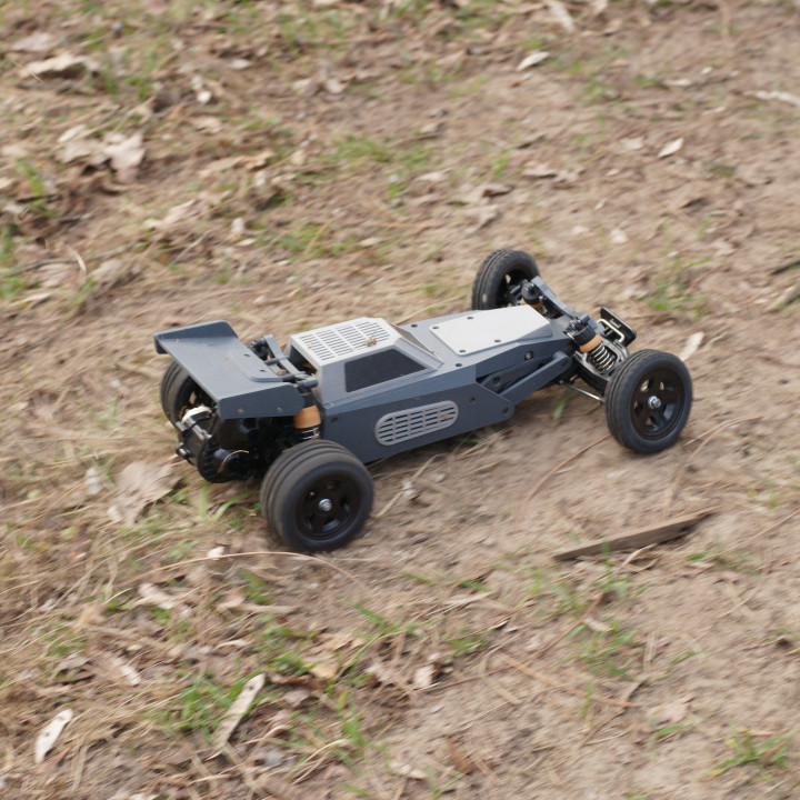 3D Printable Body for TAMIYA DT03 chassis. by Adam Walczak