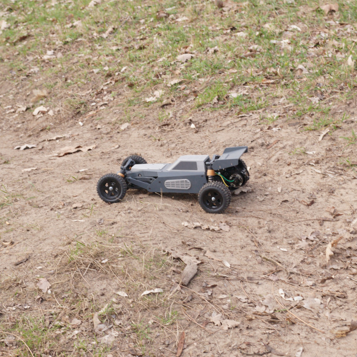 3D Printable Body for TAMIYA DT03 chassis. by Adam Walczak