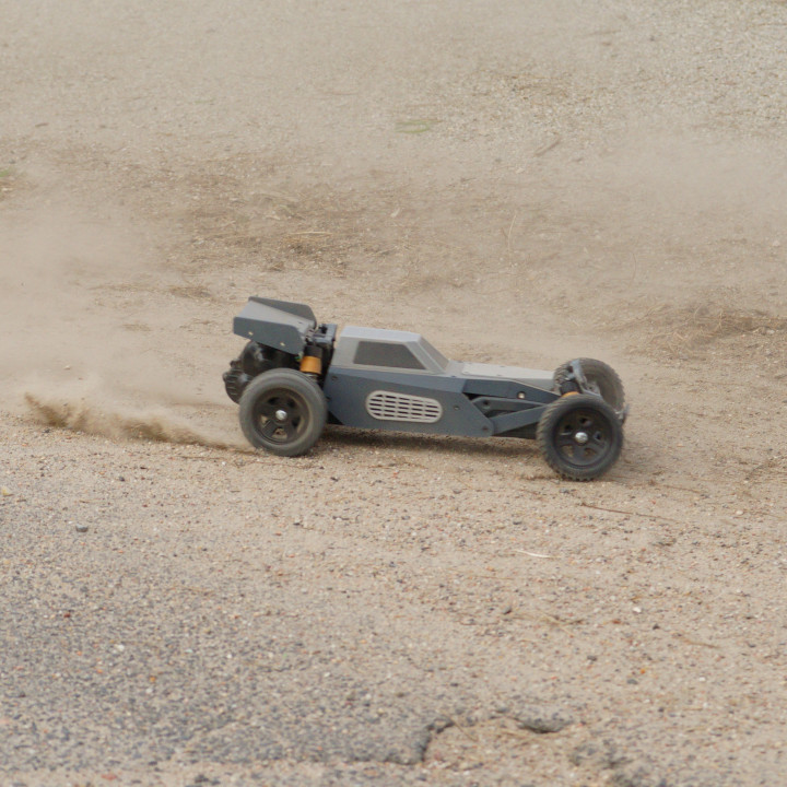 3D Printable Body for TAMIYA DT03 chassis. by Adam Walczak