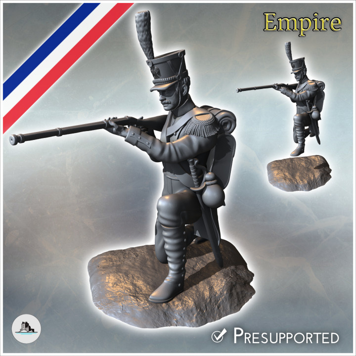 3D Printable Pack of Napoleonic soldier figures No. 1 - Napoleonic era ...