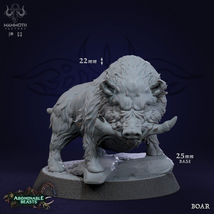 3D Printable Abominable Beasts - The Immortal Flame Setting Guide (+ 5e ...