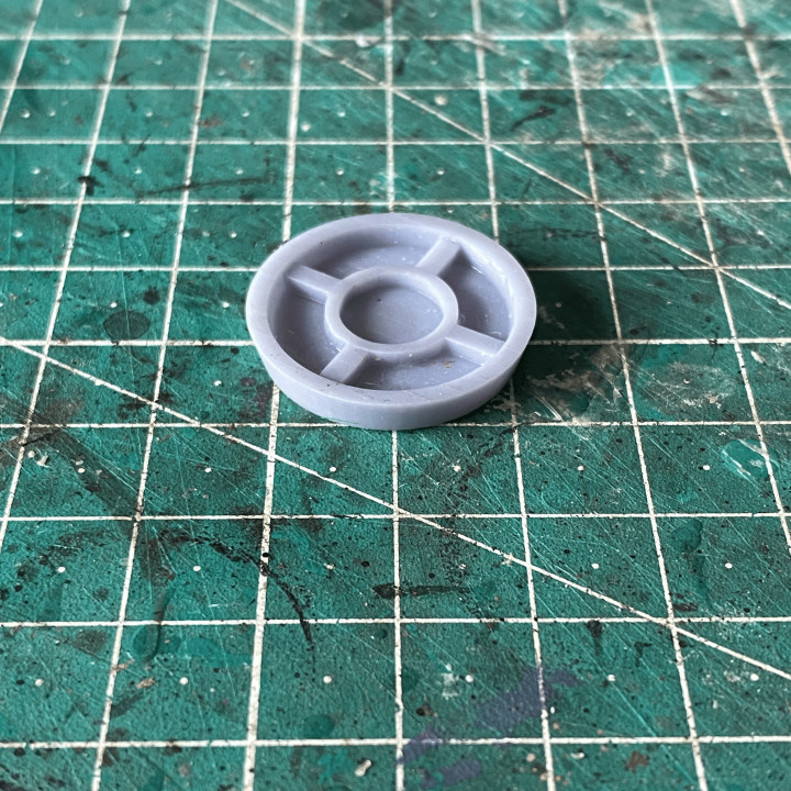 3D Printable Miniature Base Pack by Robert Blake