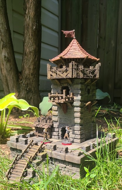 3D Printable The Bandit Outpost: Bandit Tower Building by Safehold