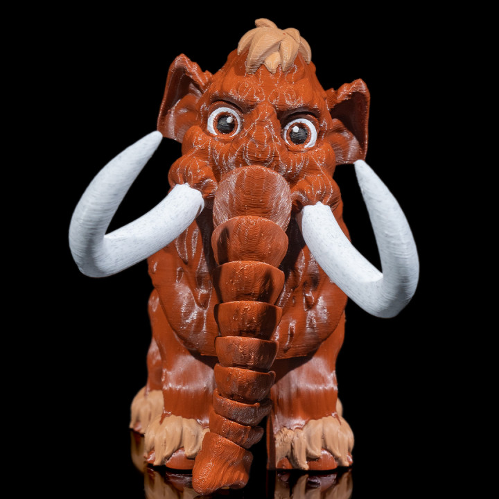 3D Printable Mammoth by Stlflix