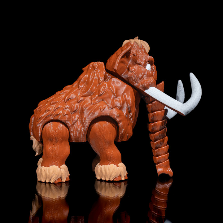 3D Printable Mammoth by Stlflix