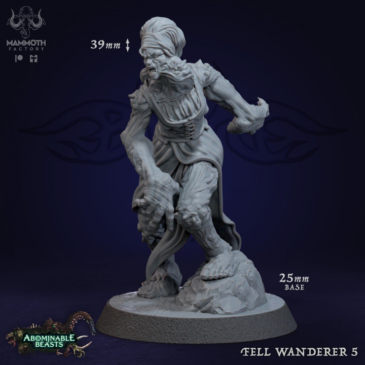 3D Printable Fell Wanderer Warband (Zombies) by Mammoth Factory