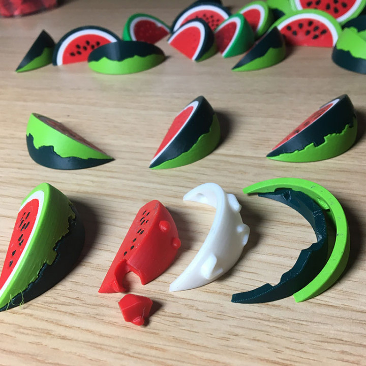 3D Printable Watermelons by David