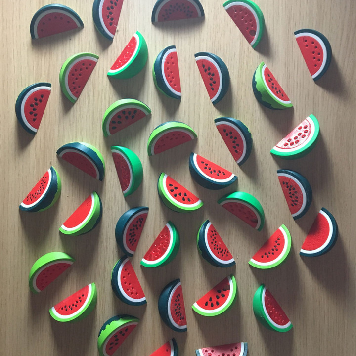 3D Printable Watermelons by David