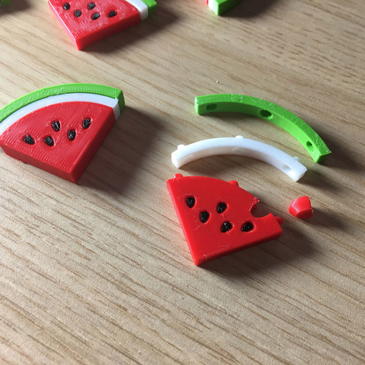 3D Printable Watermelons by David