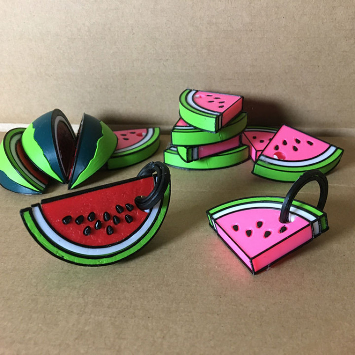 3D Printable Watermelons by David