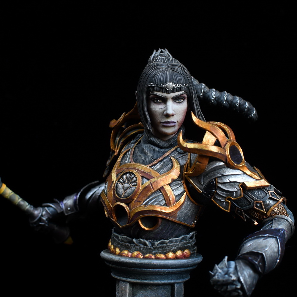 3D Printable Sulking Cleric | Bust Version | 140mm by Bulkamancer Sculpts
