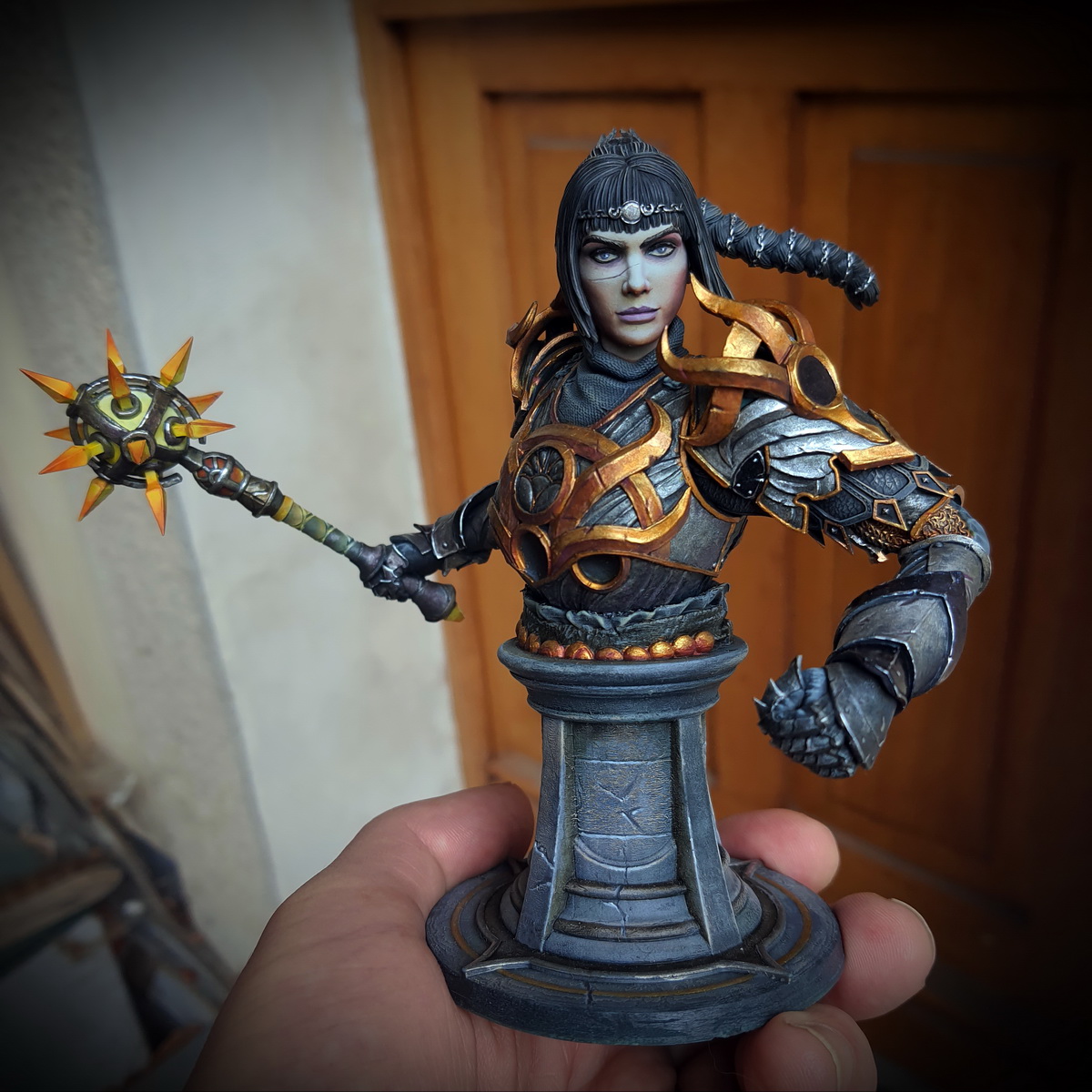 3D Printable Sulking Cleric | Bust Version | 140mm by Bulkamancer Sculpts