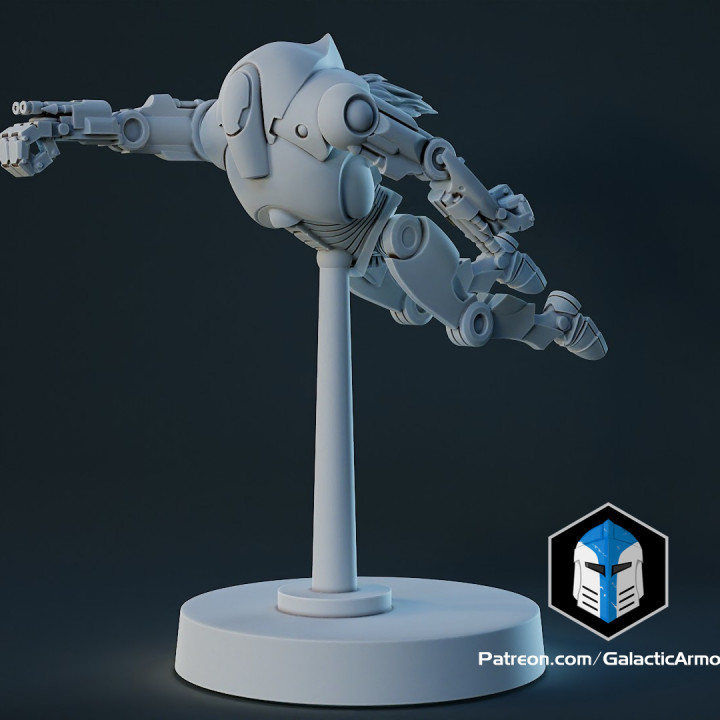 3D Printable 1:48 Scale Battle Droid Army - B2 Class - 3D Print Files ...