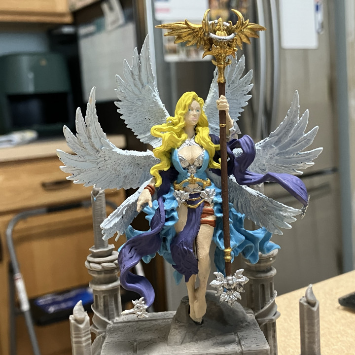 3D Print of The Goddess Freya by timothyfallos
