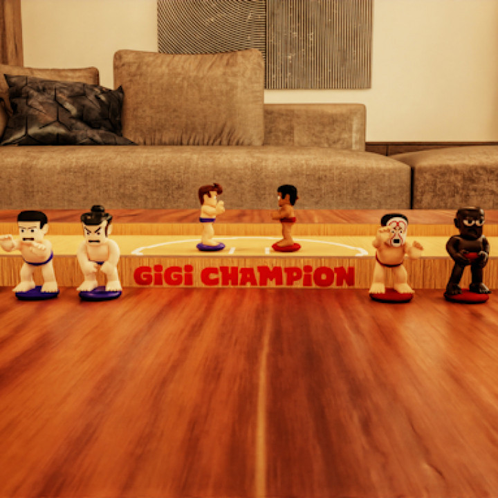 3D Printable Gigi Champion - Sumo Challenge Fully 3D Printable Board ...