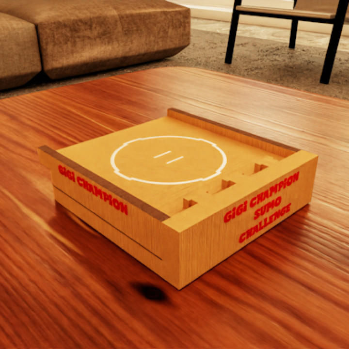 3D Printable Gigi Champion - Sumo Challenge Fully 3D Printable Board ...